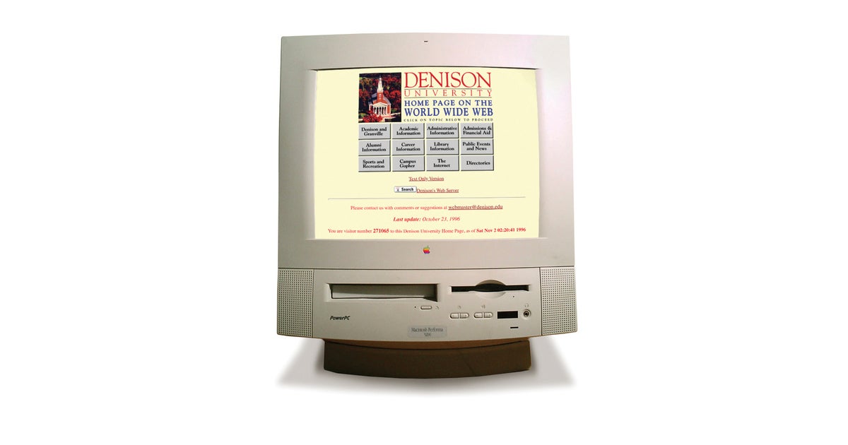 The birth of denison.edu | Denison Magazine, 2021-23 - Winter Issue